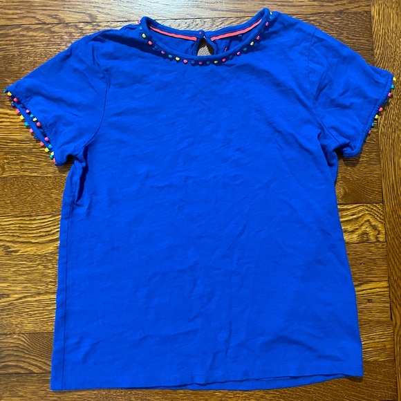 Boden | Shirts & Tops | Boden Girls Blue Short Sleeve Tee Shirt W ...